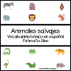 Animales salvajes en español – Wild Animals in Spanish-Basic Vocabulary ...