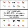 Farm Animals for EFL/ESL Preschool and 1st. Grade students | Dasbeth ...