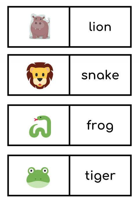 Wild Animals for EFL/ESL Preschool and 1st. Grade students | Dasbeth ...