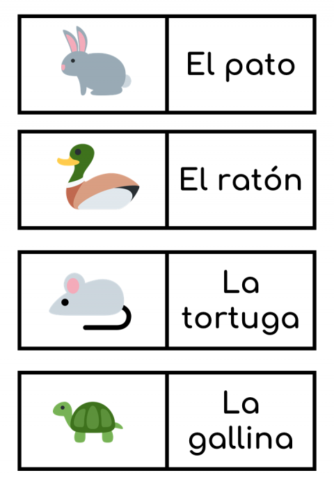 Farm animals in Spanish – Animales de la granja en español | Dasbeth ...
