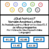 ¿Qué hora es?-La hora en español en América Latina- Telling the time in ...
