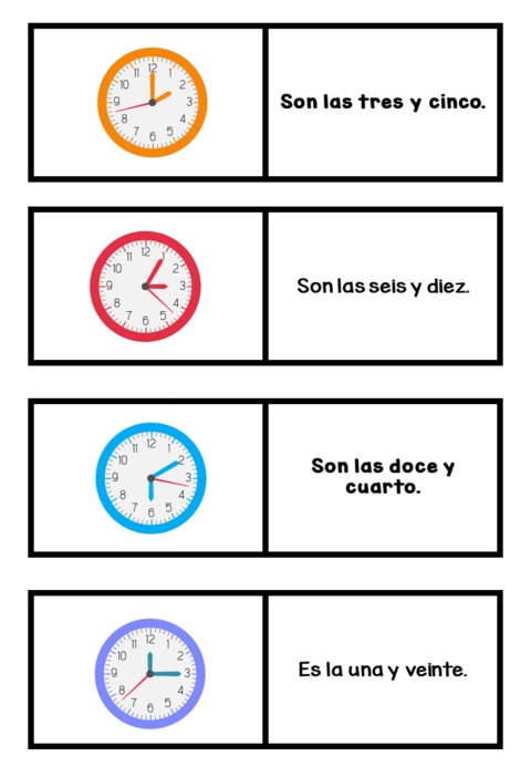 ¿Qué hora es?-La hora en español en América Latina- Telling the time in ...