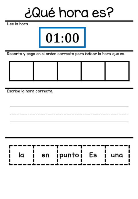 ¿Qué hora es?-La hora en español en América Latina- Telling the time in ...