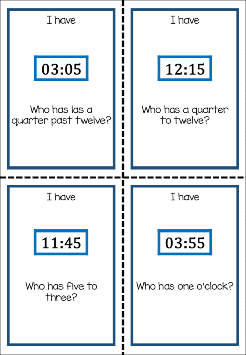 What time is it? – Telling the time in English for EFL/ESL students ...